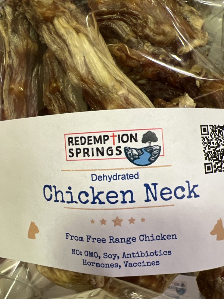 Dehydrated Chicken Neck - Redemption Springs
