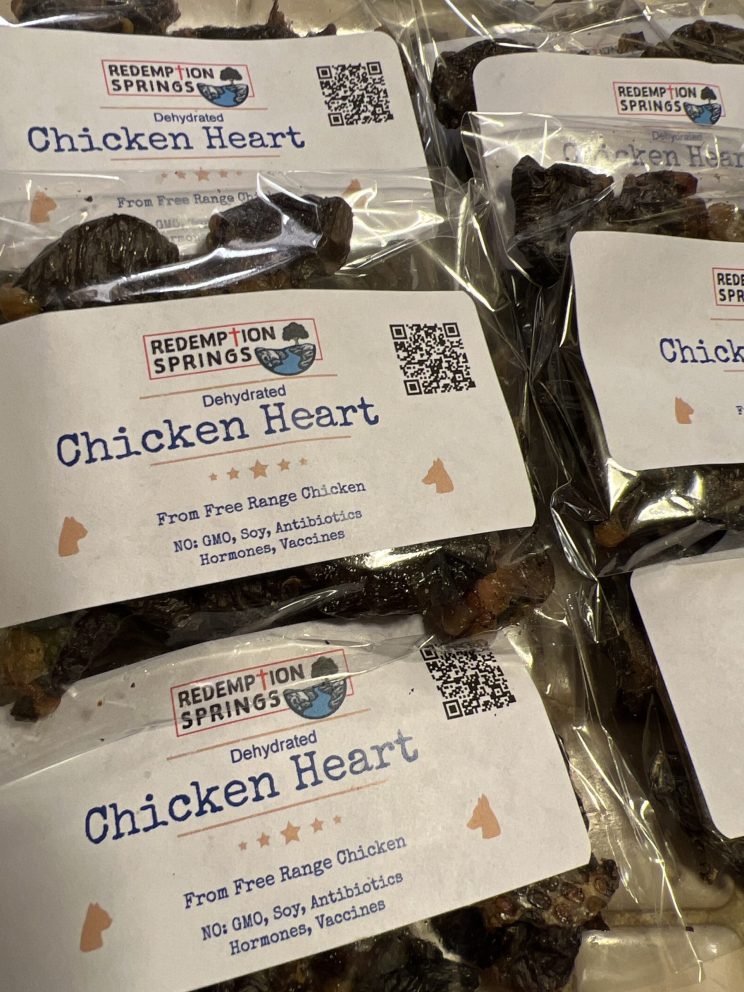 Dehydrated Chicken Heart - Redemption Springs