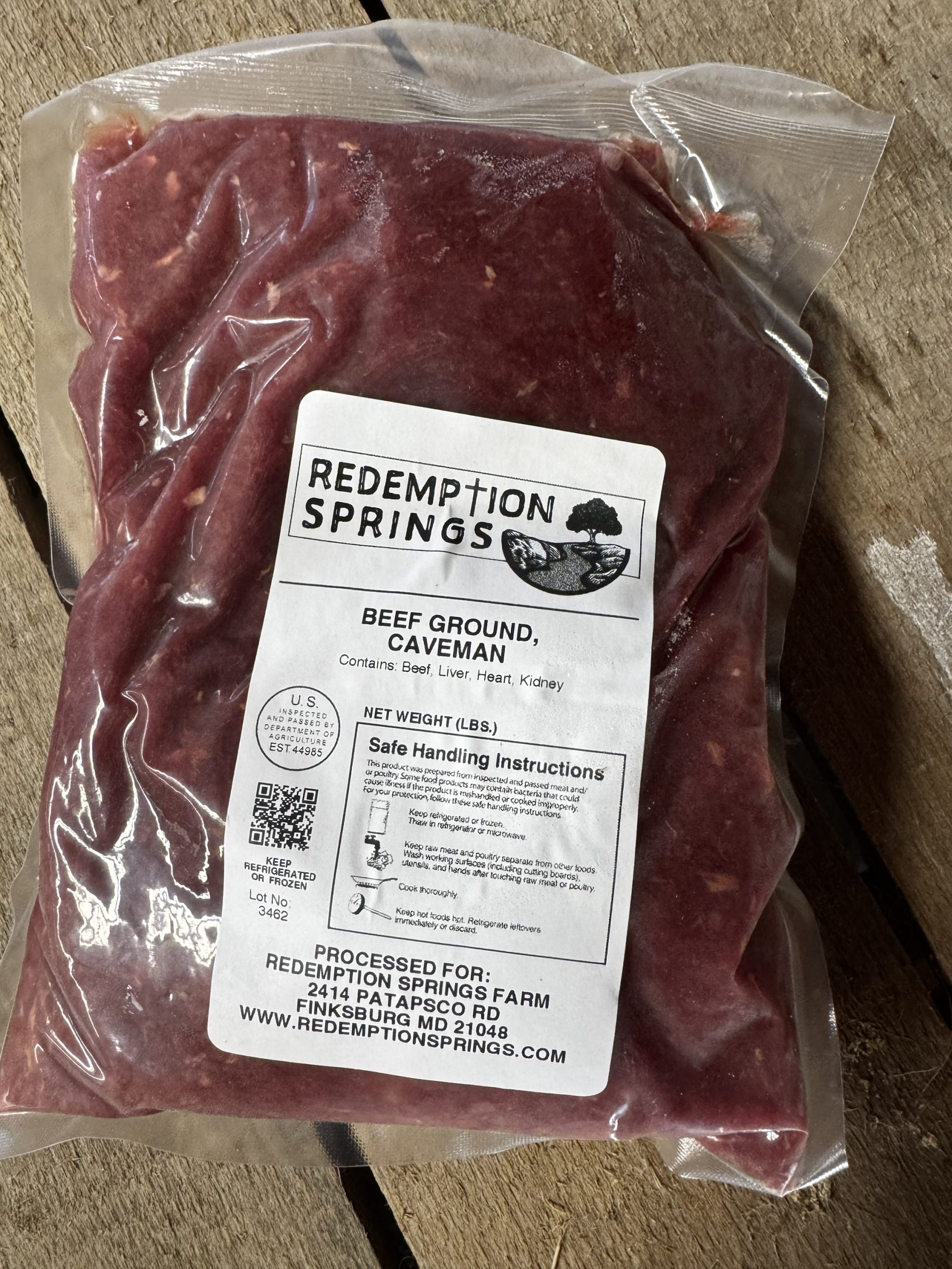 Caveman Ground Beef - Redemption Springs